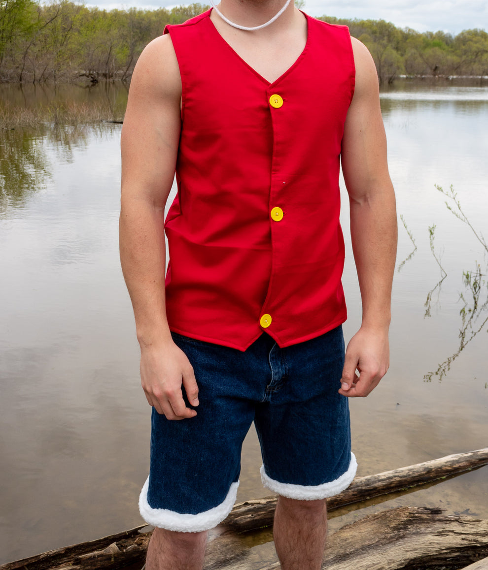 Luffy Vest - Custom Made – Cosplay Yunkie