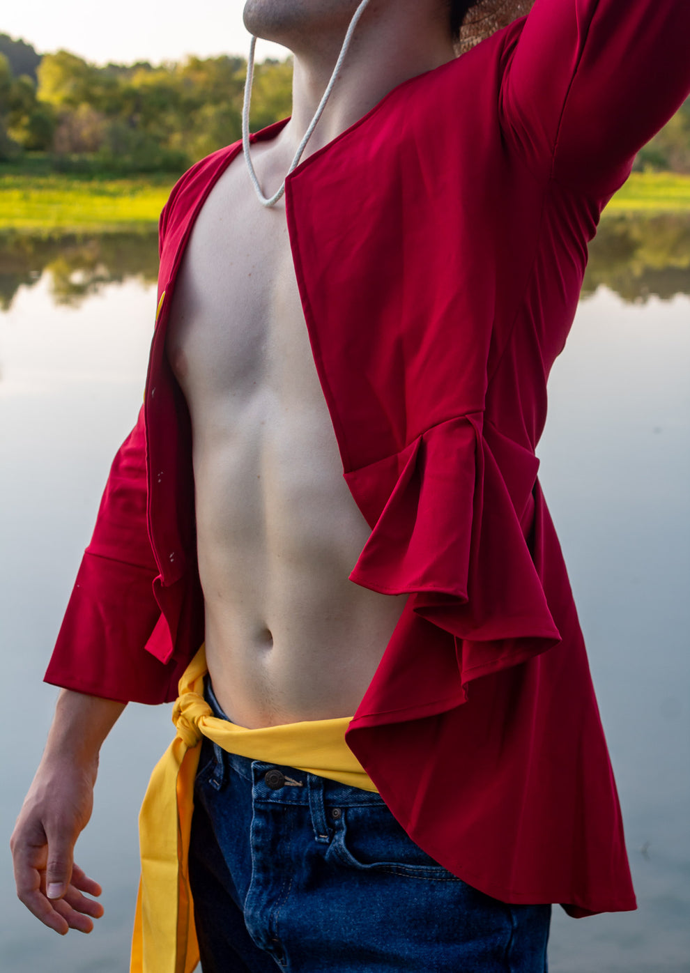 Luffy New World Jacket Pattern Cosplay Costume – Cosplay Yunkie